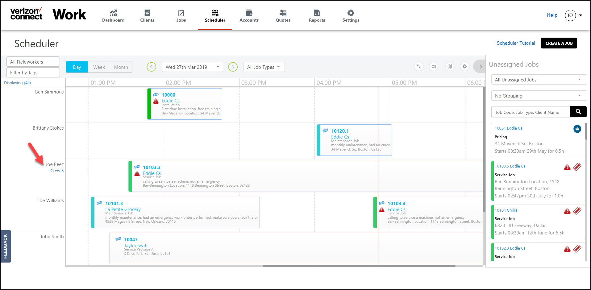 How do I create a Crew? – Verizon Connect Work Help Center